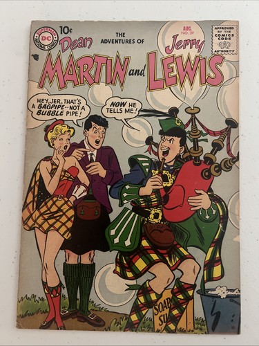The Adventures of Dean Martin and Jerry Lewis DC Comic Book No. 39, Aug ...