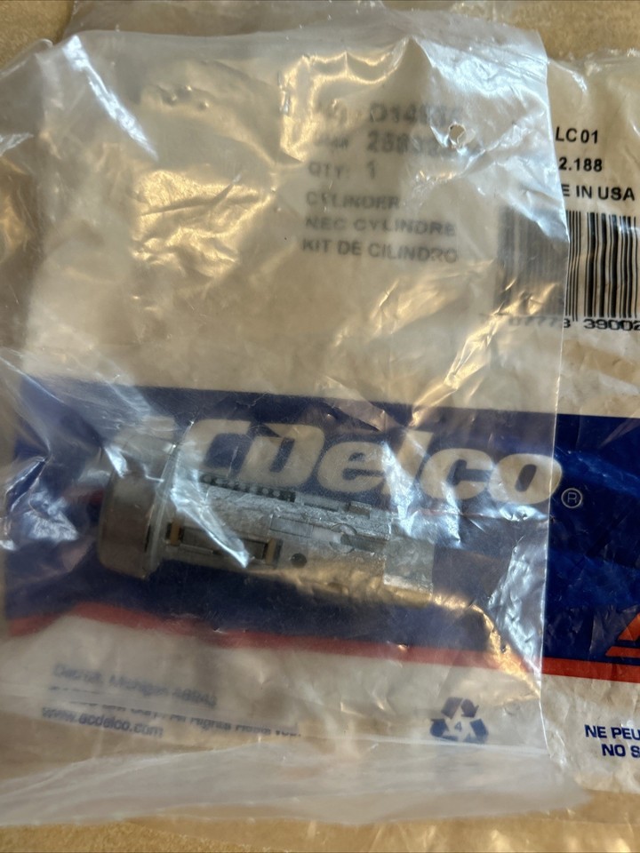 ACDelco D1493F GM 25832354 Original Equipment Ignition Lock Cylinder ...