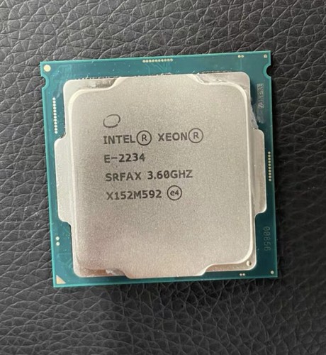 Intel Xeon E-2234 Processor CPU 3.60 GHz TRAY 8M Cache LGA1151 4 Cores ...