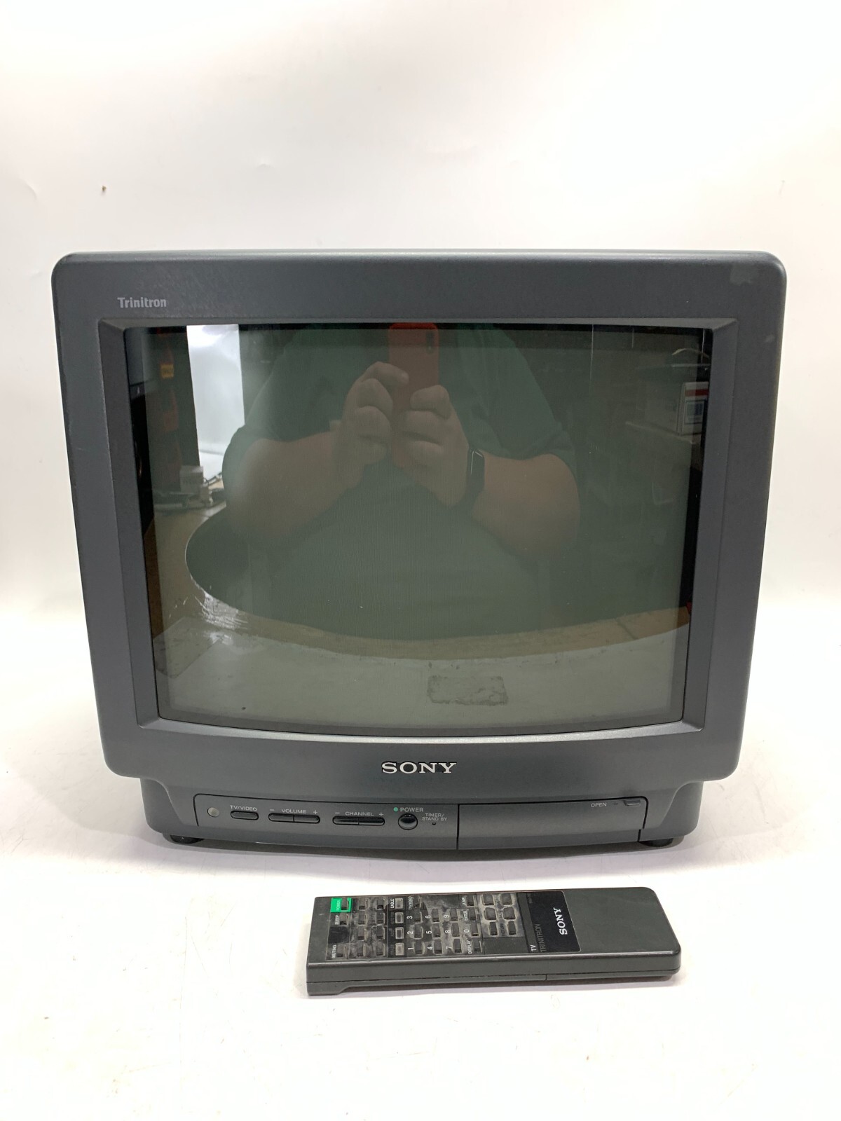 Vintage Sony Trinitron Color TV 13" CRT Retro Gaming KV-13TR28 | eBay
