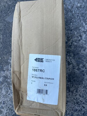 18" Mar Mac Polyseal Repair Coupler 1867RC - New in Box | eBay