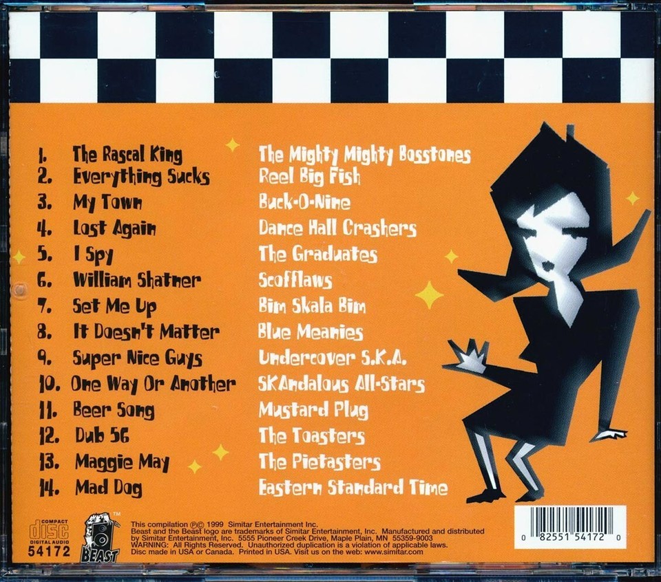 Ska Party 1999 CD *NEW Bim Skala Bim The Mighty Mighty Bossotnes The ...