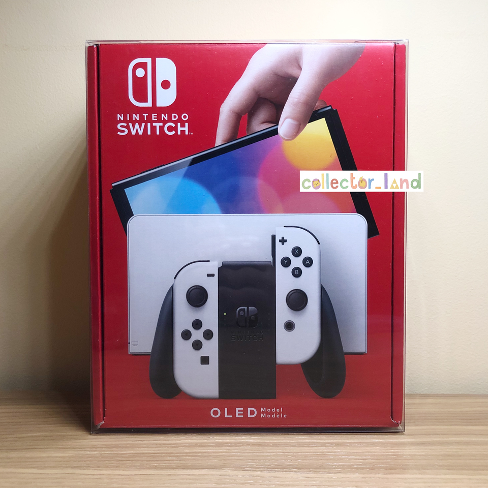 BOX PROTECTOR New Nintendo Switch OLED Console STRONG 0.5mm PLASTIC ...