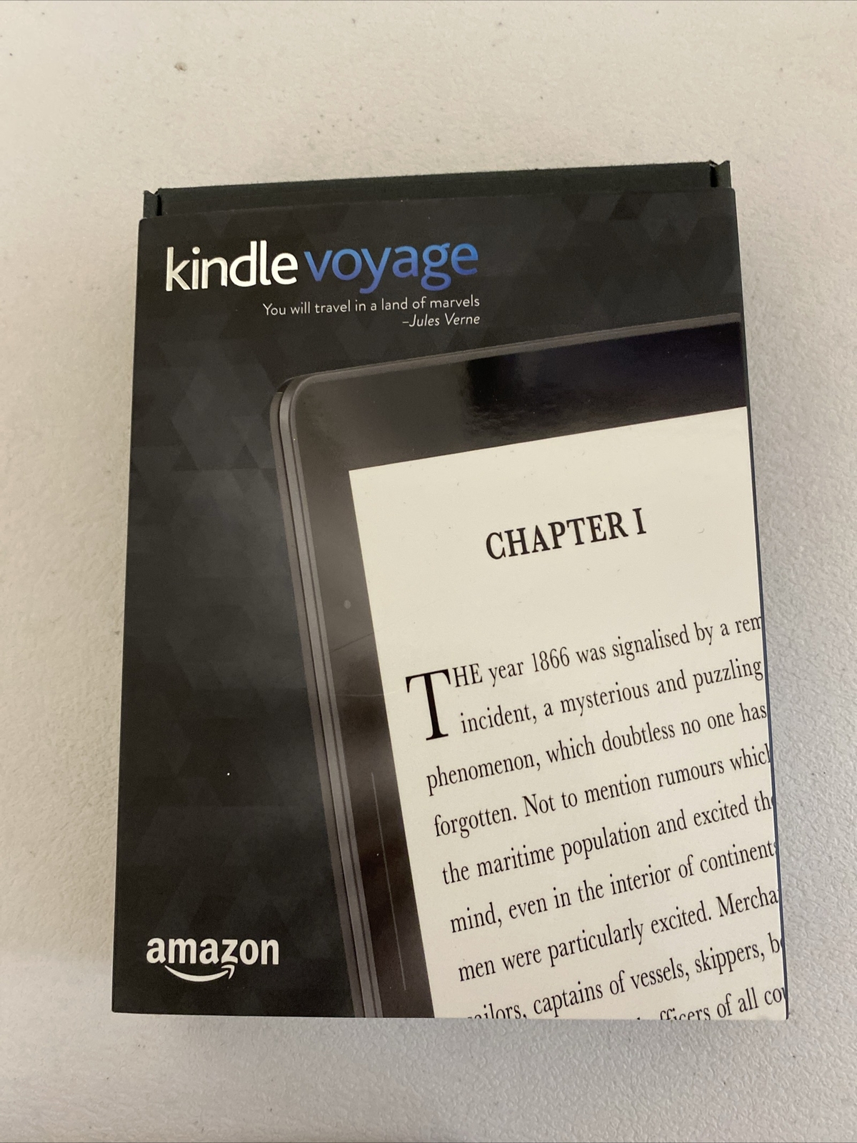 Amazon Kindle Voyage E-reader 6” 300 ppi 4GB Daylight Readable w Case ...