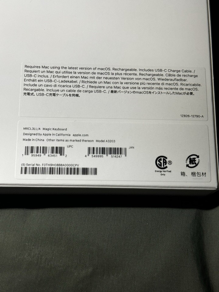 Apple Magic Keyboard (USB-C) NEW 2024 Model A3203 | eBay