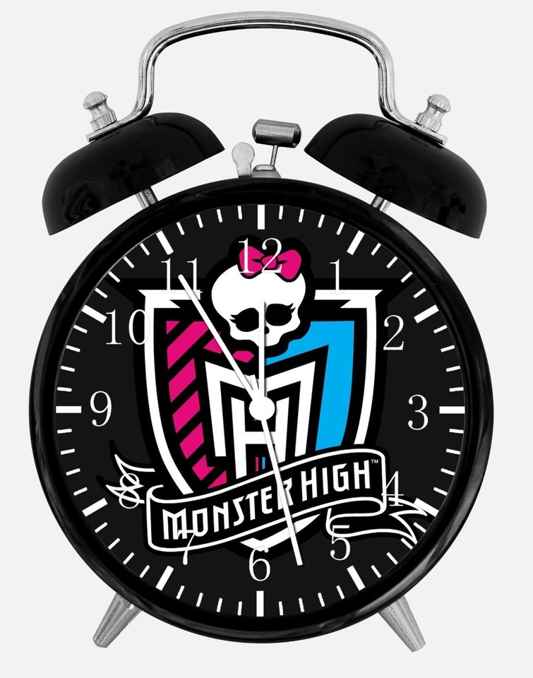 Monster High Alarm Desk Clock 3.75" Home or Office Decor W168 Nice For ...