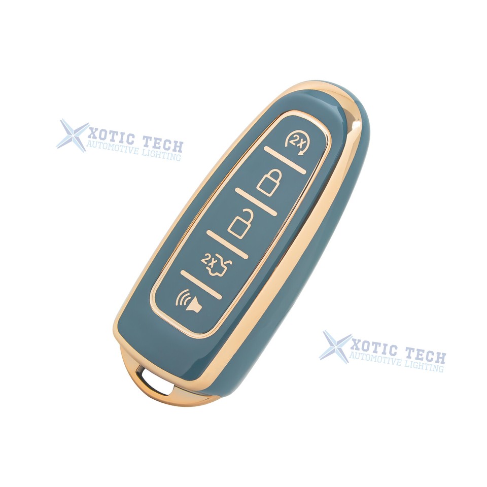 Full Cover Smart Key Fob Holder w/Keychain For Ford Explorer Expedition ...