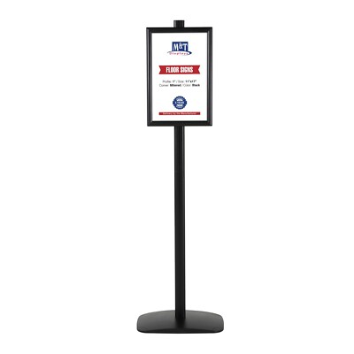 Free Standing Stand Single Sided 11x17 Snap Frame Black Portrait ...