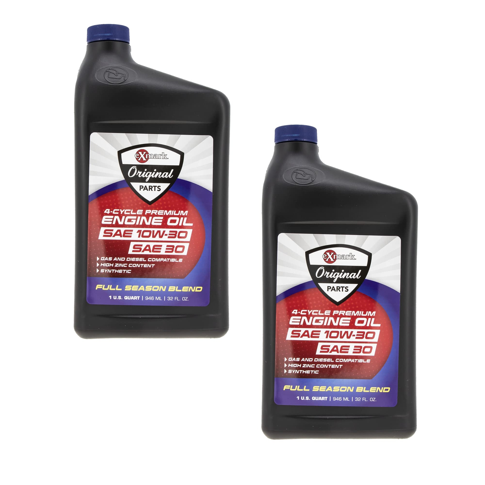 Exmark Engine Oil 2 Quarts and Filter Kit Quest Radius E S Series 135 ...