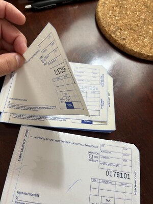 Credit Card Imprinters - Sales Slips