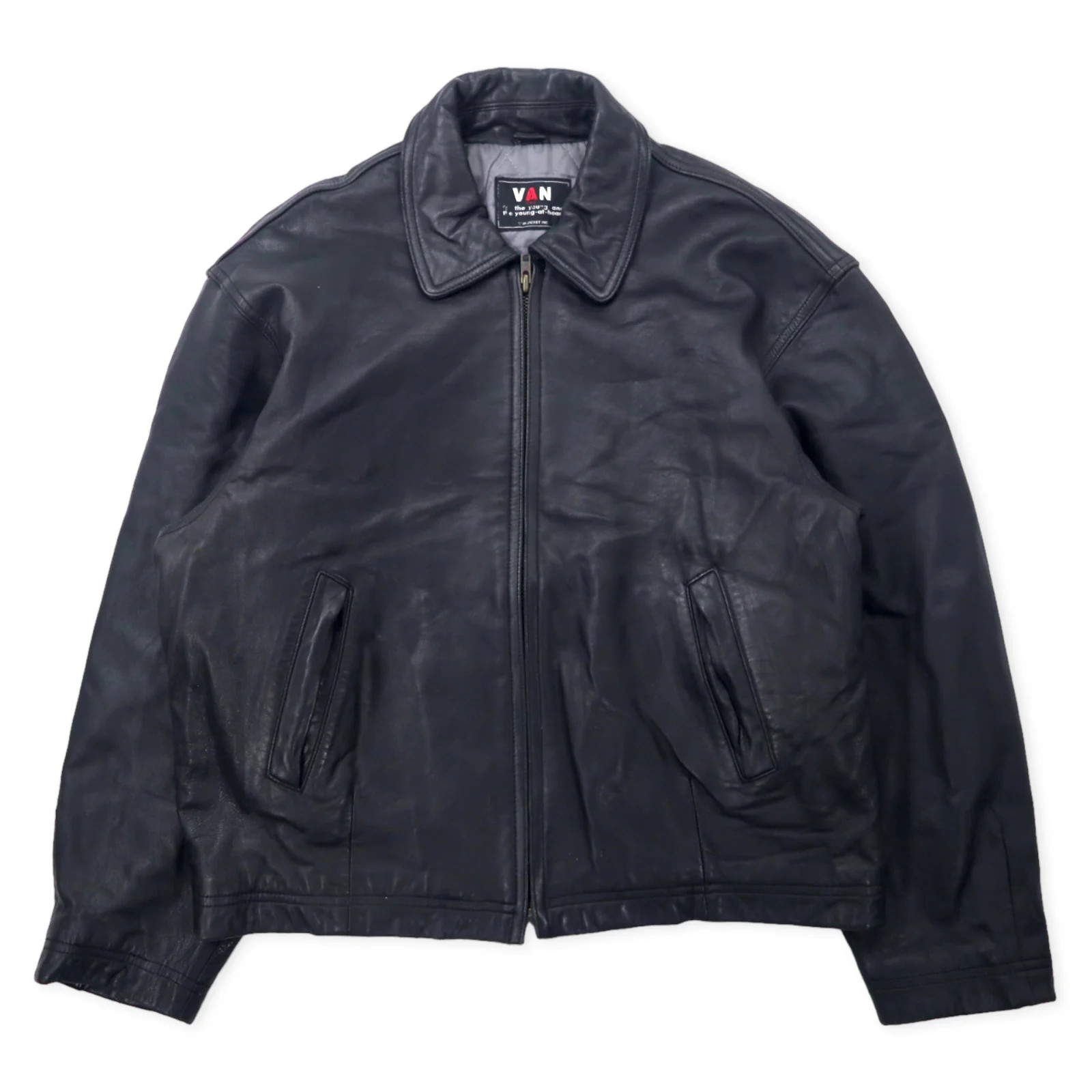 VAN -JAC -80's Lamb Leather Single Riders Jacket Free… - Gem