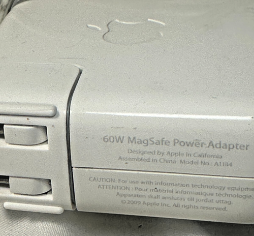 Genuine Apple 60W MagSafe1 A1184 MacBook Charger + Extension Cable ...