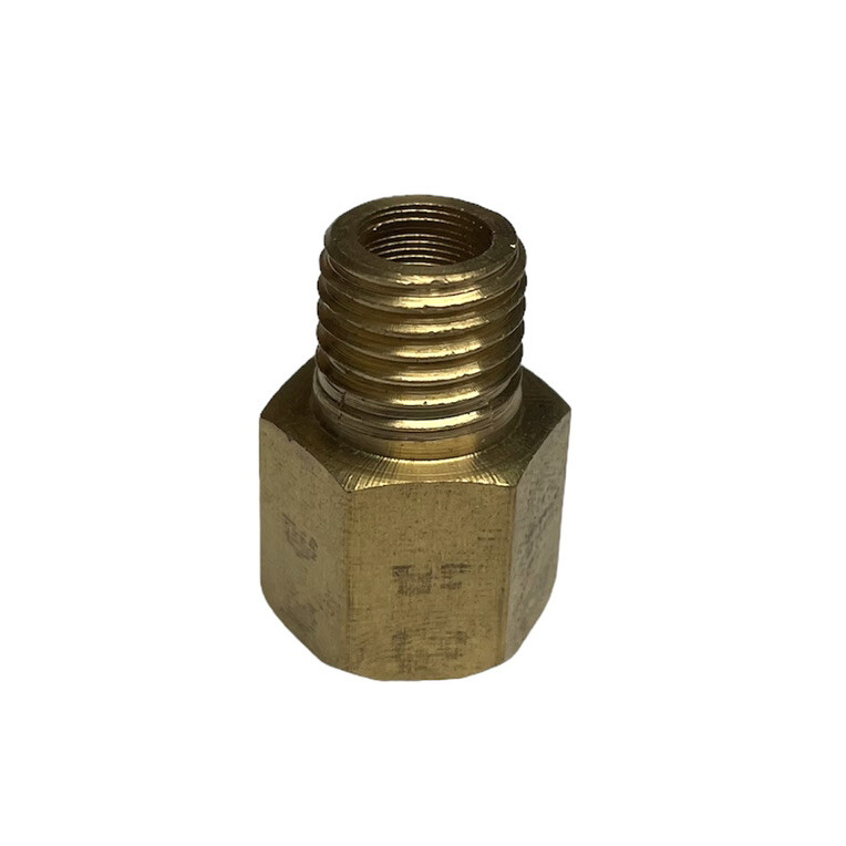 M12X1.5 Female To M12X1.5 Male Coupling Adapter Brass Oil Pressure ...