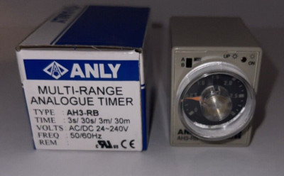 ANLY AH3-RB MULTI-RANGE ANALOGUE TIMER 3s/30s/3m/30m | eBay