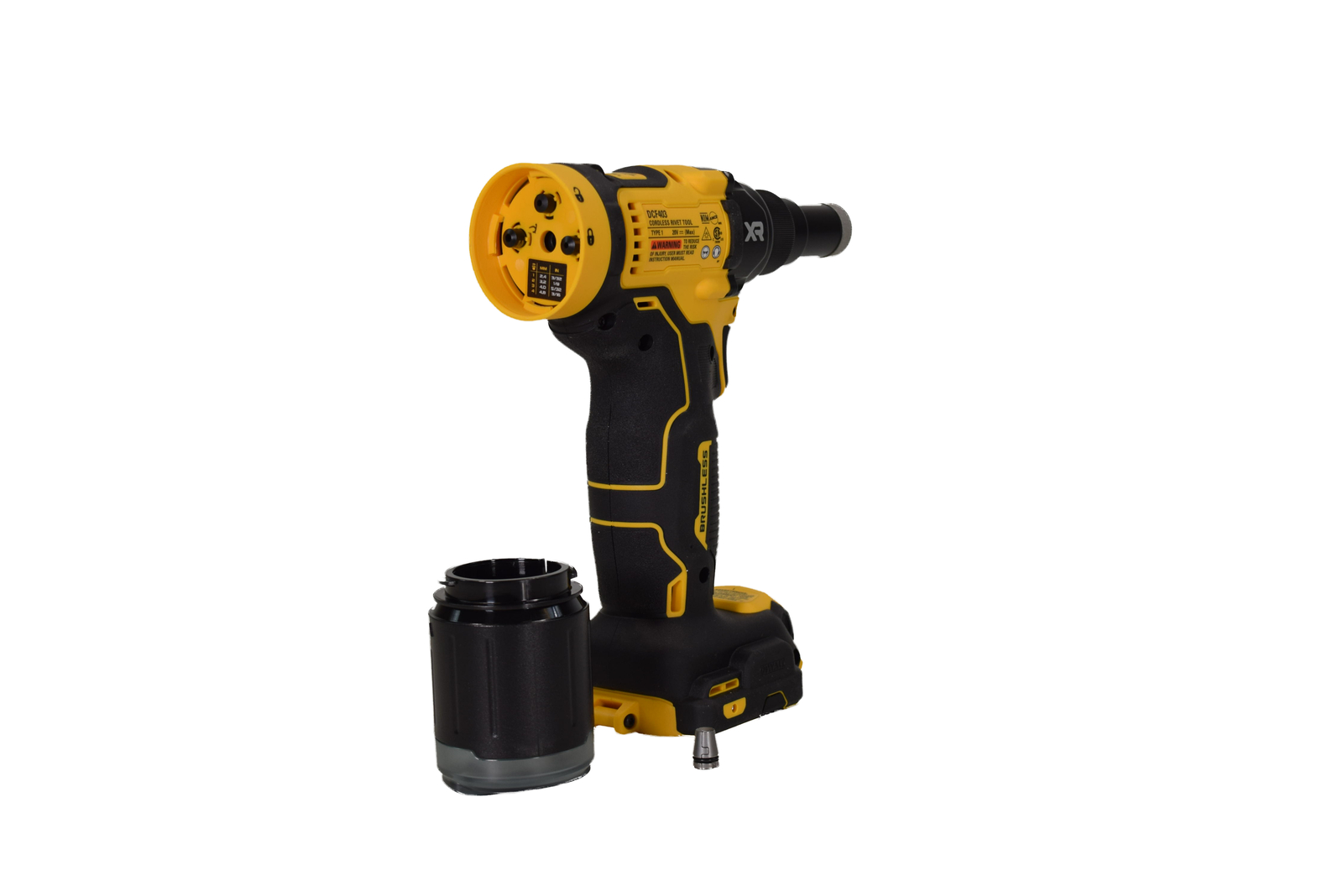 DeWalt DCF403B 20V MAX Cordless Brushless 3/16" Rivet Tool (Tool Only ...