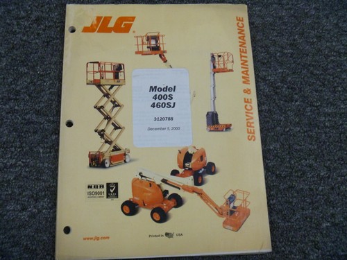 JLG 400S 460SJ Aerial Boom Lift Shop Service Repair & Maintenance ...