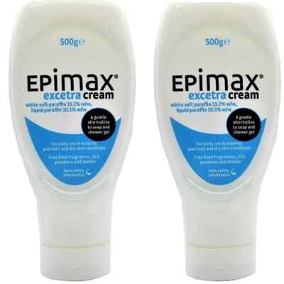 Epimax Excetra Cream X 2- Eczema Psoriasis Dry Skin NO LANOLIN PARABEN EX-03/25 | eBay UK