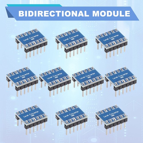 10Pcs 4 Channel IIC I2C Logic Level Converter Bi-Directional Module 3 ...