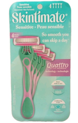 (5 PACKS OF 4 =20) Skintimate Sensitive Skin Women's Disposable Razor ...