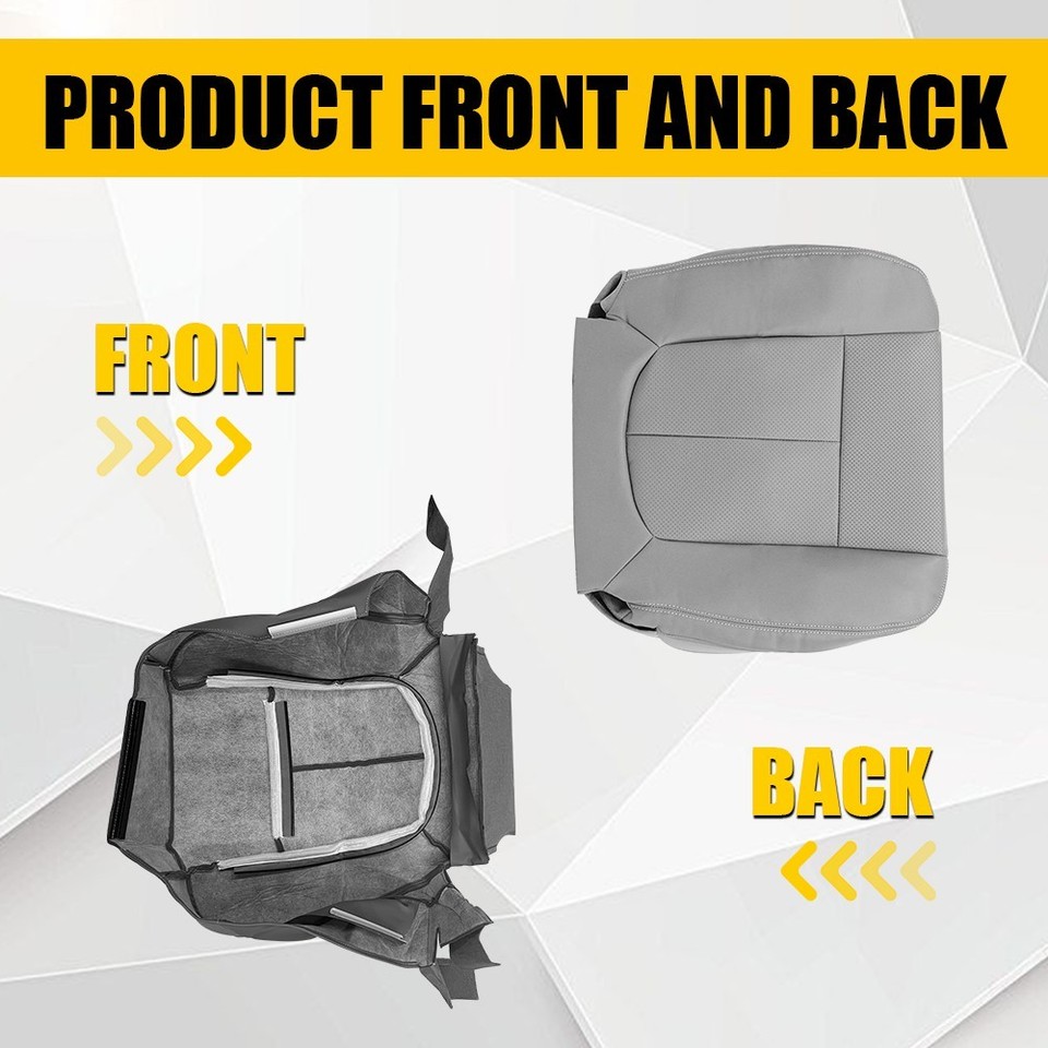 For Ford F-250 F-350 F-450 Super Duty 11-16 Left Bottom Leather Seat ...