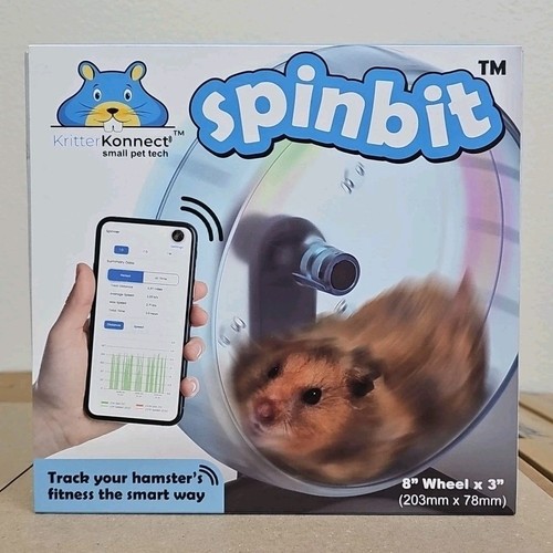 Kritter Konnect Spinbit Smart Hamster Fitness Wheel 8" × 3" | eBay