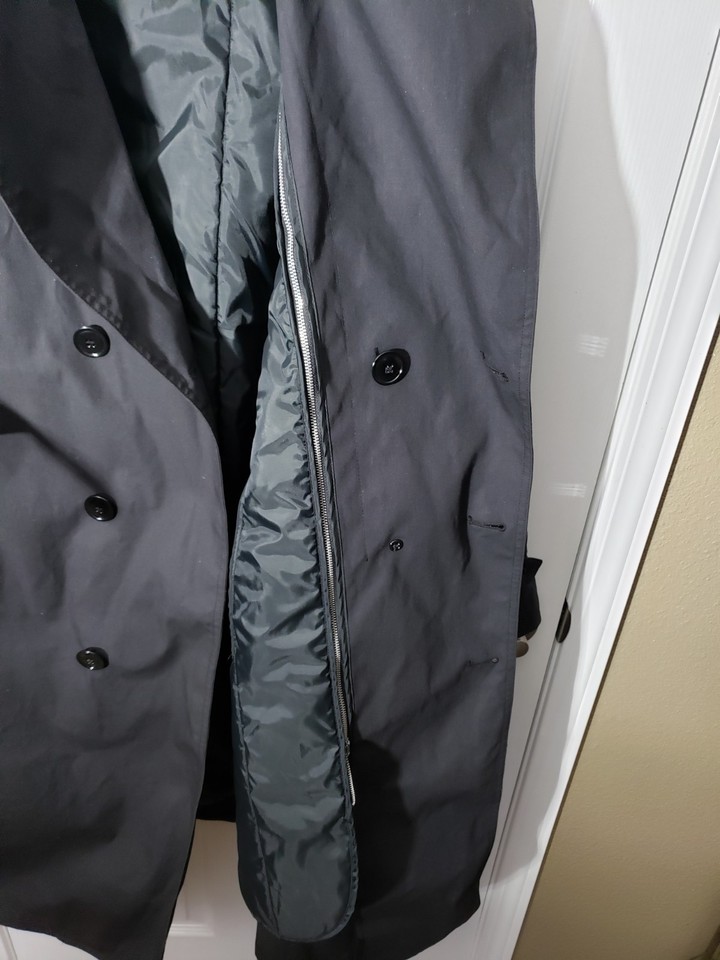 Brand New Men's U.S. Army Garrison Collection Trench Coat With Zippered ...