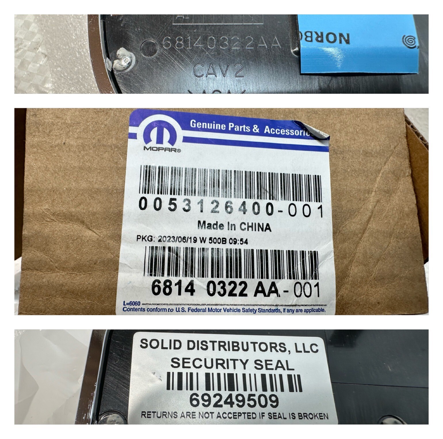 13 18 Dodge RAM Front Grille Emblem OEM 68140322AA for sale online | eBay