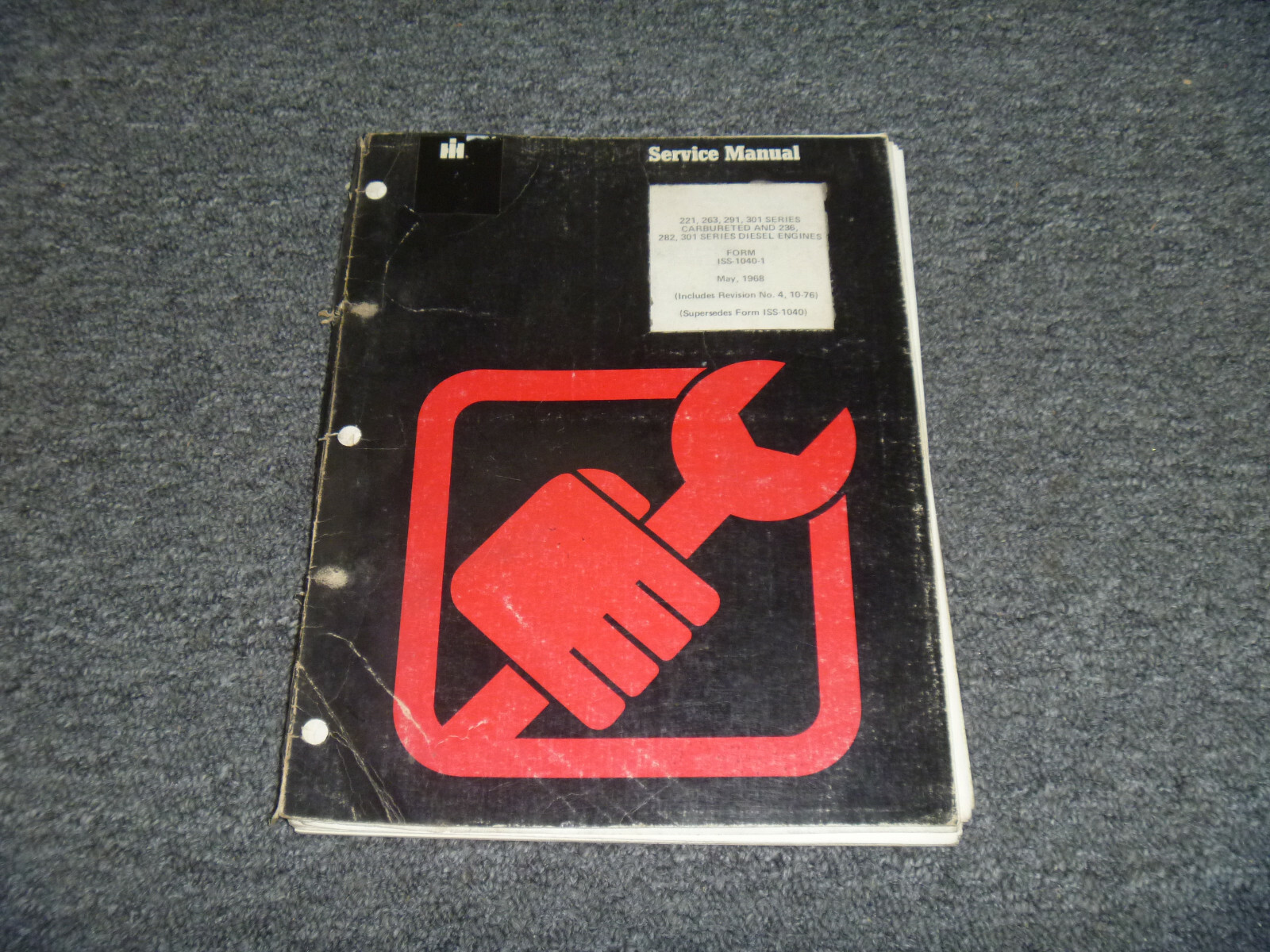 International Harvester IH C-221 Engine 3616 Payloader Service Repair ...