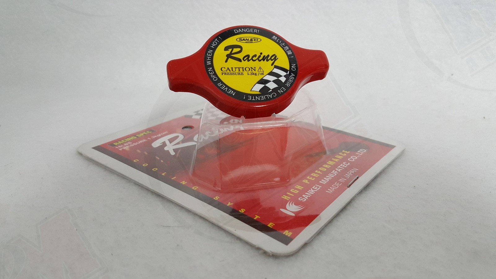 SANKEI Racing RED Radiator Cap - 1.3 Bar / 18lbs - Made in Japan (Large ...