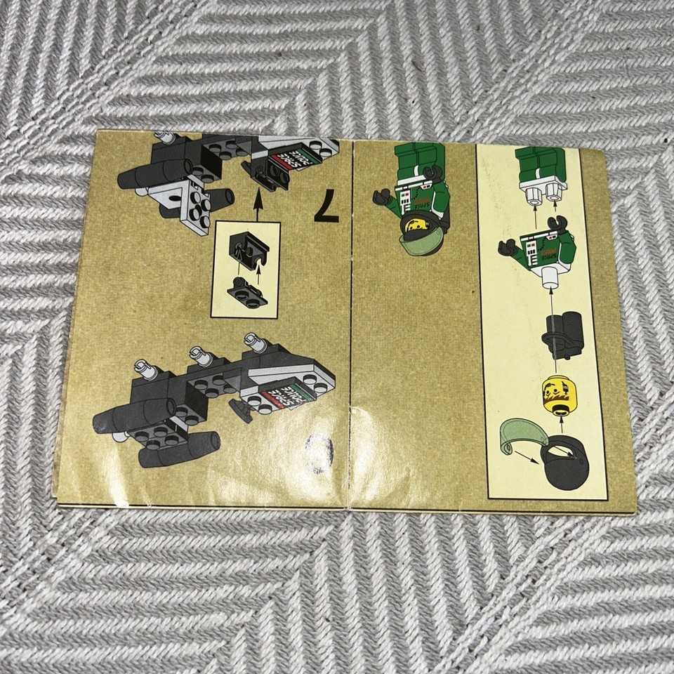 Lego System 6852 Instructions Manual Only Space Police Sonar Security ...