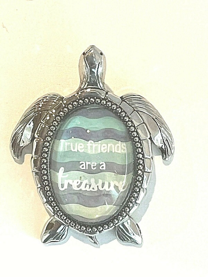 Ganz Sea Turtle Message Figurine "True Friends Are A Treasure" | eBay
