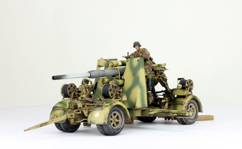 PreSale ProBuilt 1:35 German 88mm Gun Flak 36/37 WWII /w 05 ProPainted ...