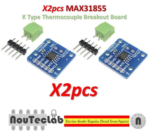 2pcs MAX31855 K Type Thermocouple Breakout Board Temperature ...
