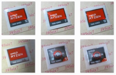 RYZEN 5 RYZEN 7 RYZEN 9 (7000 Series) Sticker #202311132016 | eBay
