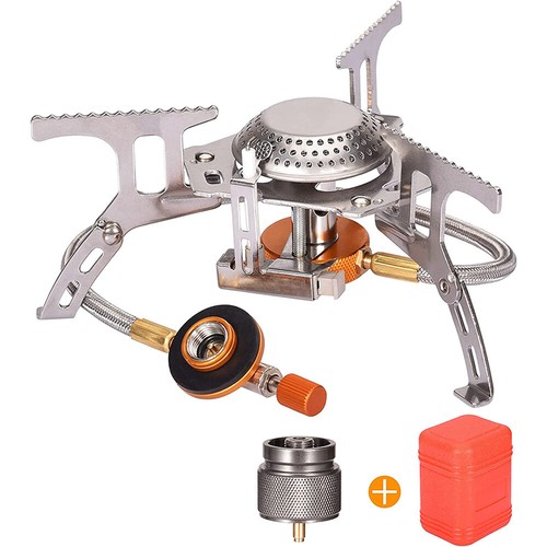 3700W Gas Stove Portable Backpacking Camping with Piezo Ignition ...