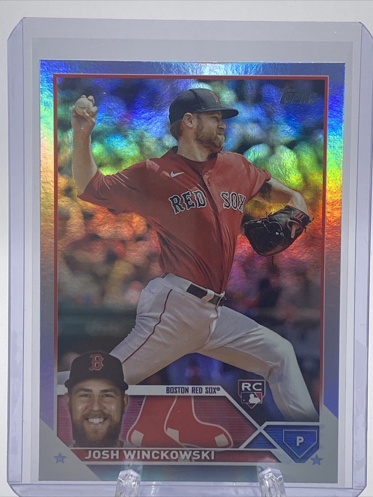 2023 Topps Series 1 JOSH WINCKOWSKI Rainbow Foil Rookie Card RC #76 Red ...