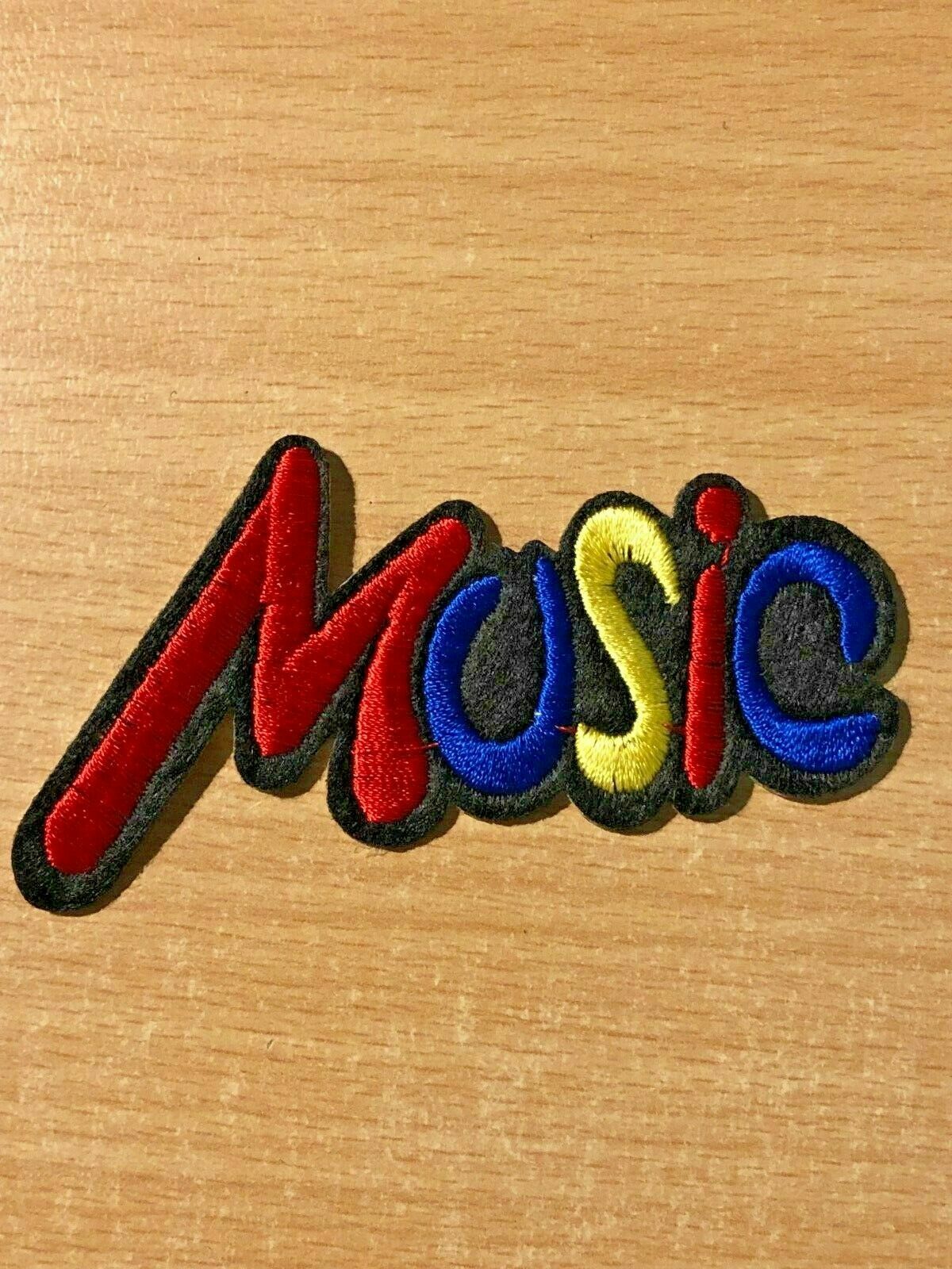 Music Embroidery Iron on Patch Concert Orchestra Band Pop Melody 8.5 x ...