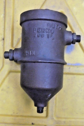 # 299 Perko Marine Boat 2" Bronze Fuel Filter / Water Separator - LIKE ...