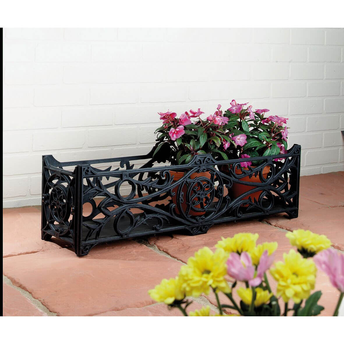 Black Iron Window Boxes
