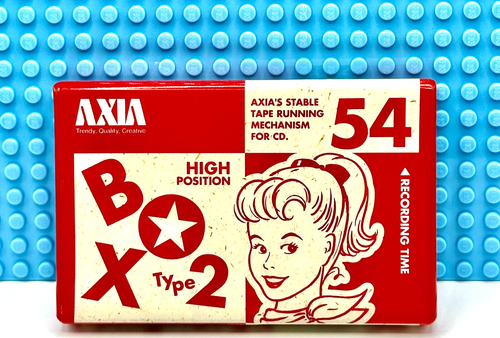 AXIA BOX 2 54 1995 JAPAN TYPE II BLANK CASSETTE TAPE (1) (SEALED) | eBay