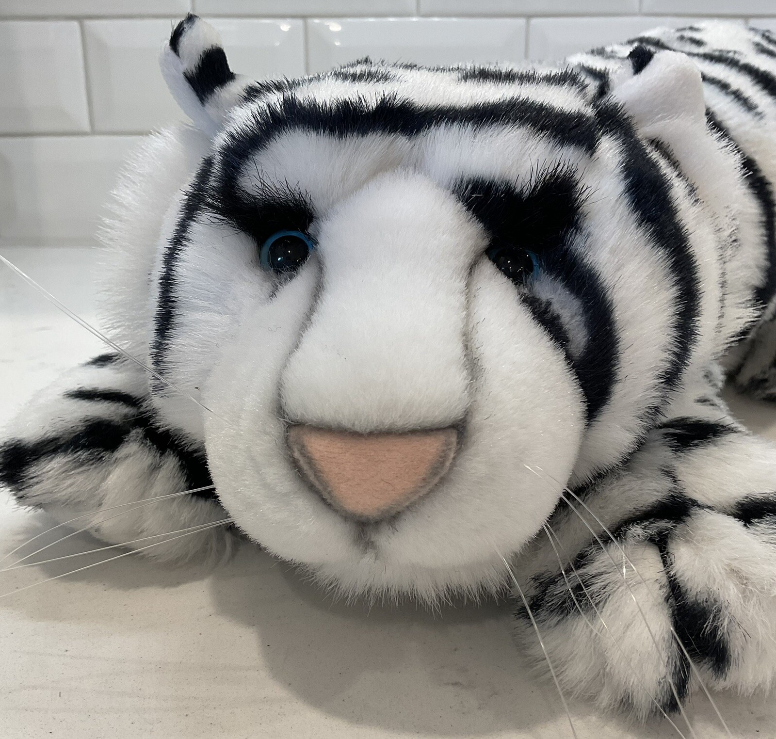 DAKIN SIMON SIBERIAN TIGER WHT LAYING 22” PREOWNED MINT CONDITION | eBay