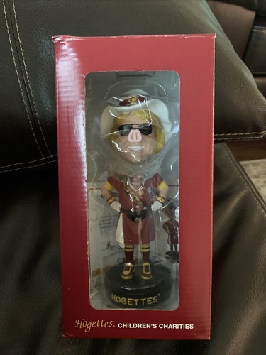Washington Redskins Hogette Bobblehead Stoneyette Pig in Box Signed COA ...