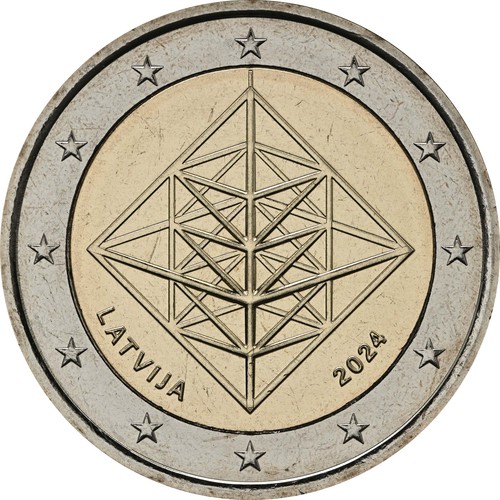 Lettland / Latvia 2 Euro 2024 Puzuris Gedenkmünze UNC | eBay
