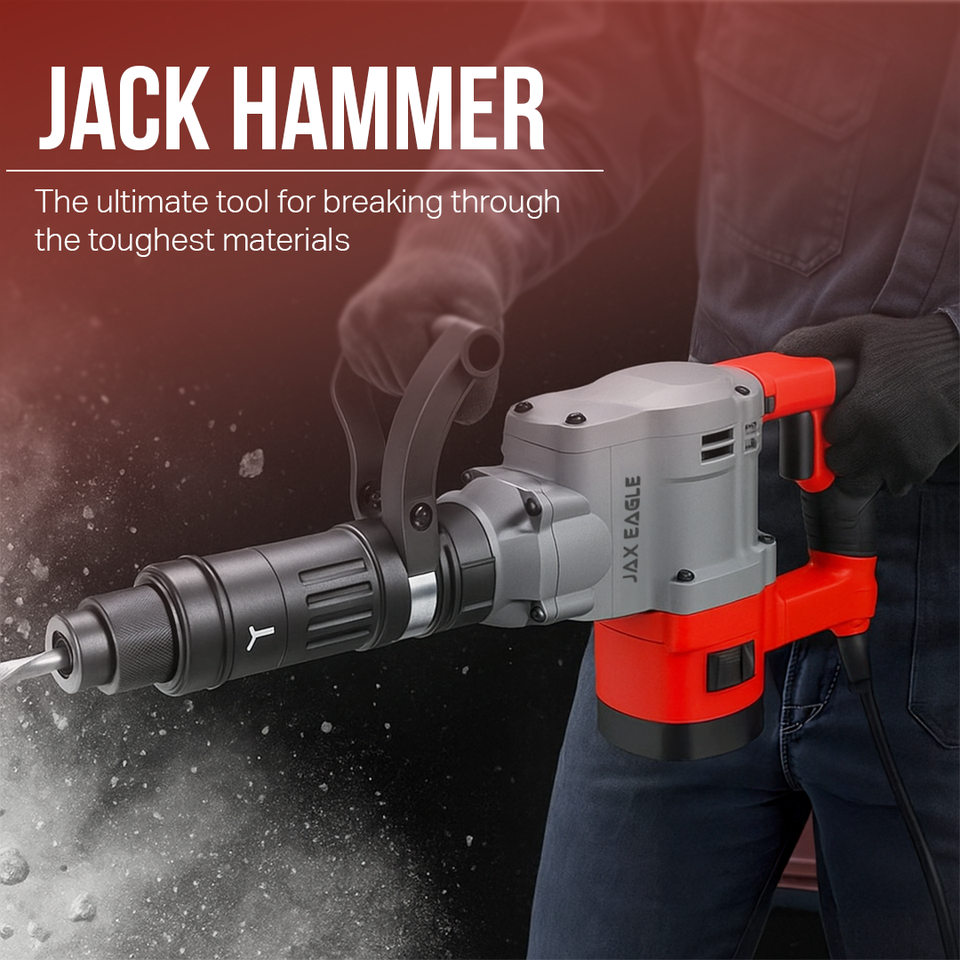 Jax Eagle 110V Electric Jack Hammer Concrete Breaker Demolition Hammer ...