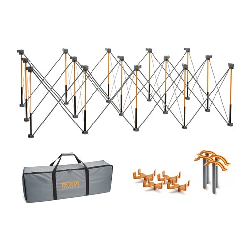 BORA Centipede 30in Folding Work Table Set - No Assembly 15-Strut ...