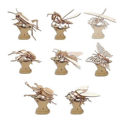 3D Puzzle Insect Model Building Kits For Nature Enthusiasts Kids ...