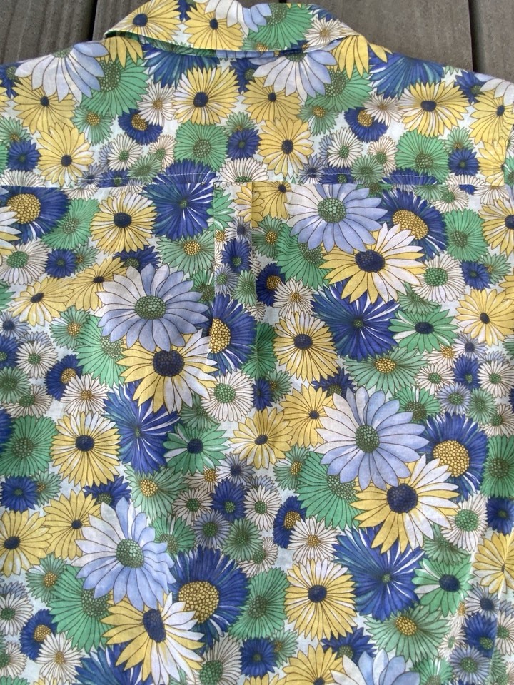 Talbots Women's Floral & Paisley Cotton Button Up Dress Casual Shirt ...