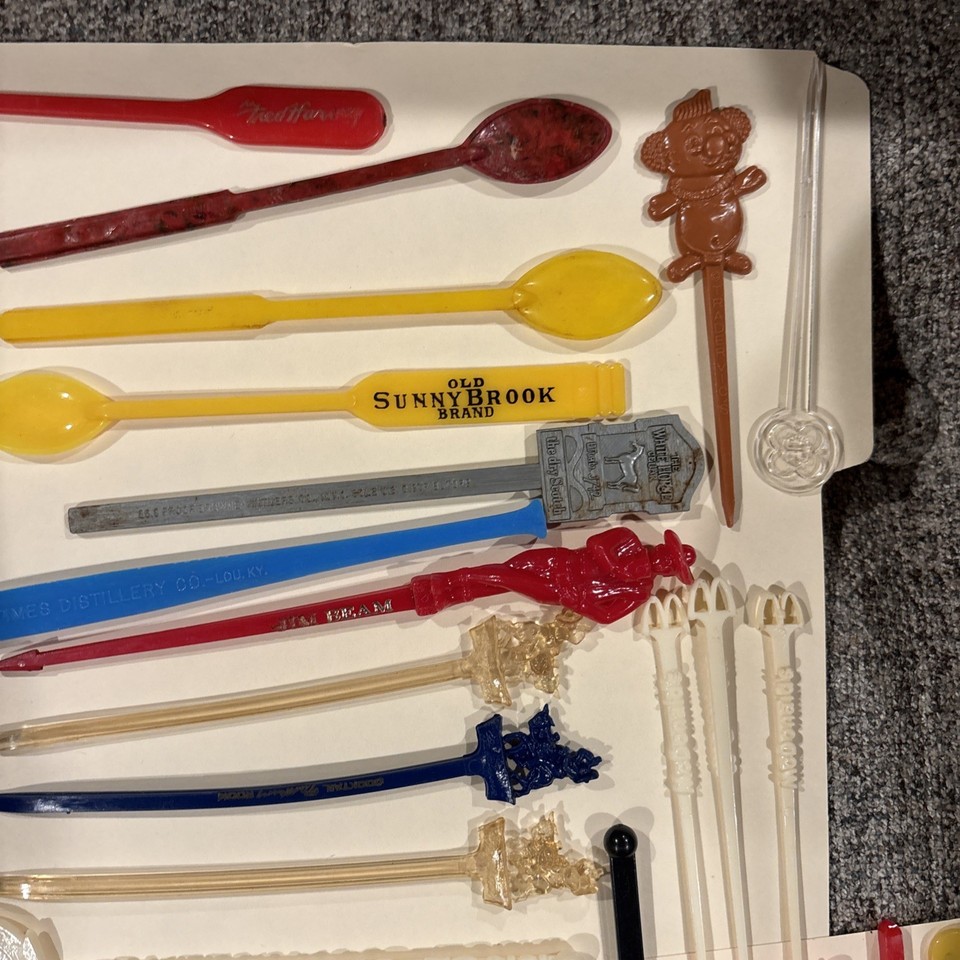 Swizzle Drink Sticks Restaurant’s ,Various, Lot Of 35 | eBay