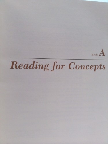 Reading for Concepts Book A by William Liddle | eBay