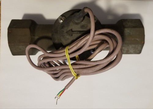 Water King Hall Effect Magnetic Paddle Wheel 1-1/2" brass PW Flow Meter ...